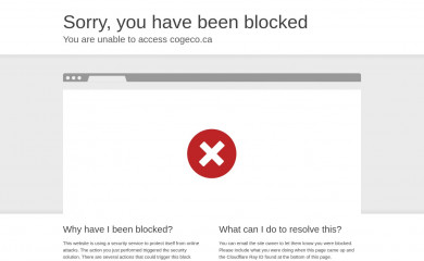 Cogeco Cable - Who Hosts This Site?